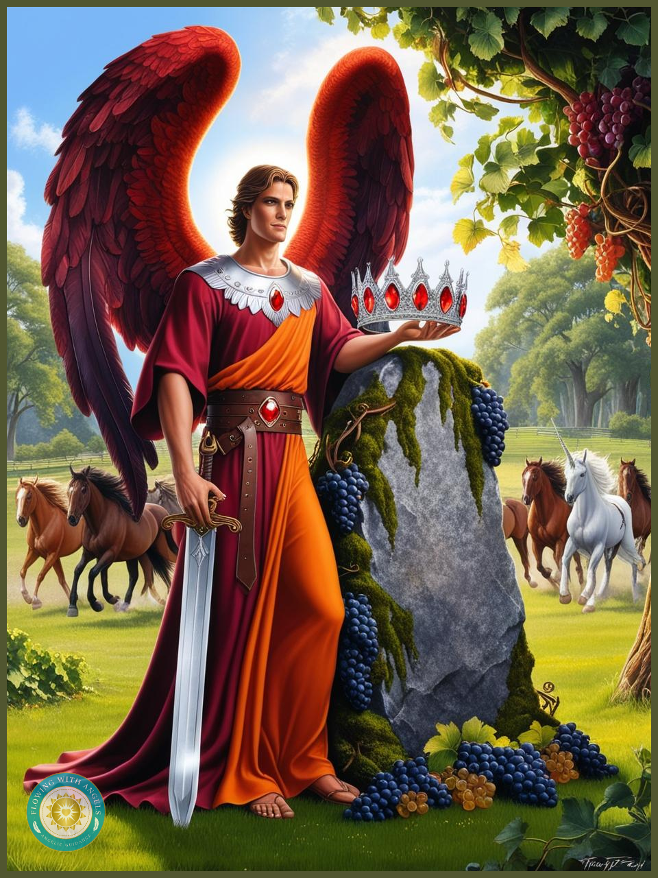 Archangel Ariel – Flowing with angels